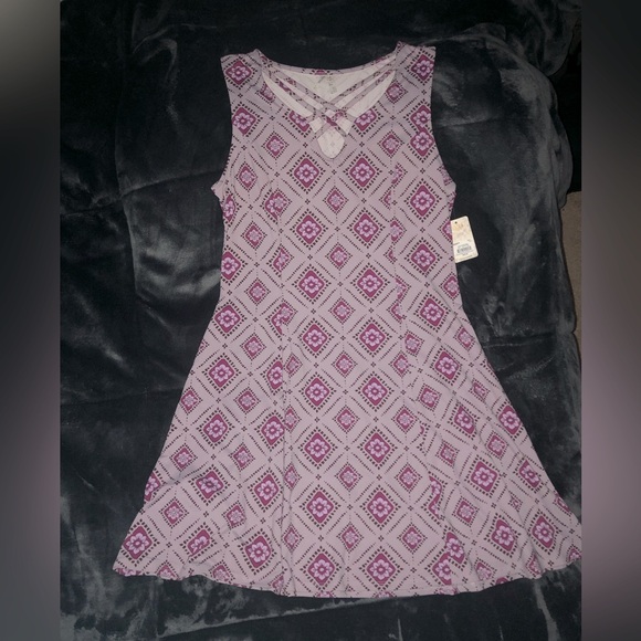 Mudd | Dresses | Nwt Mudd Sleeveless Purple Dress With Crisscrossed ...